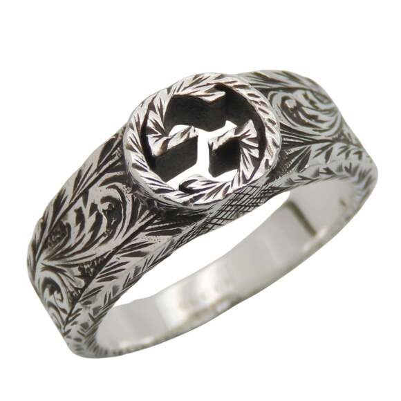 Gucci | Jewelry | Gucci Interlocking Arabesque Ring Size 3 Sv925 Gg ...